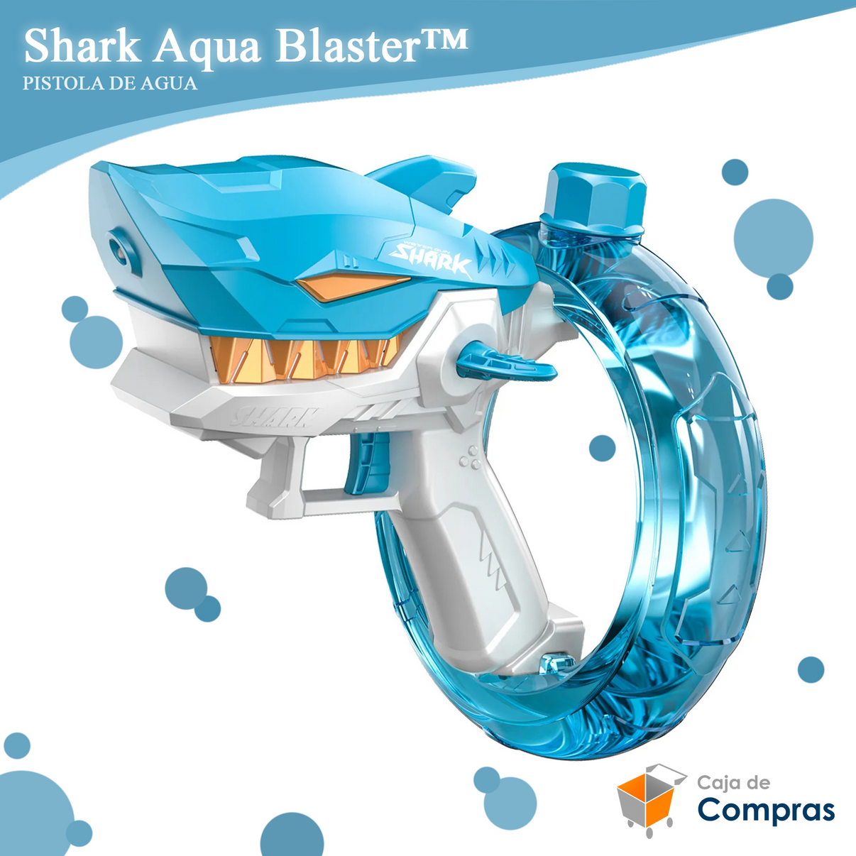Shark Aqua Blaster™ - PISTOLA DE AGUA – Caja de Compras